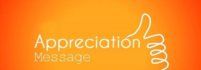 Sample Appreciation Email Message - CLR