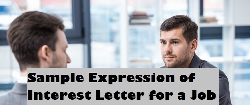 Sample Expression of Interest Letter for a Job - CLR