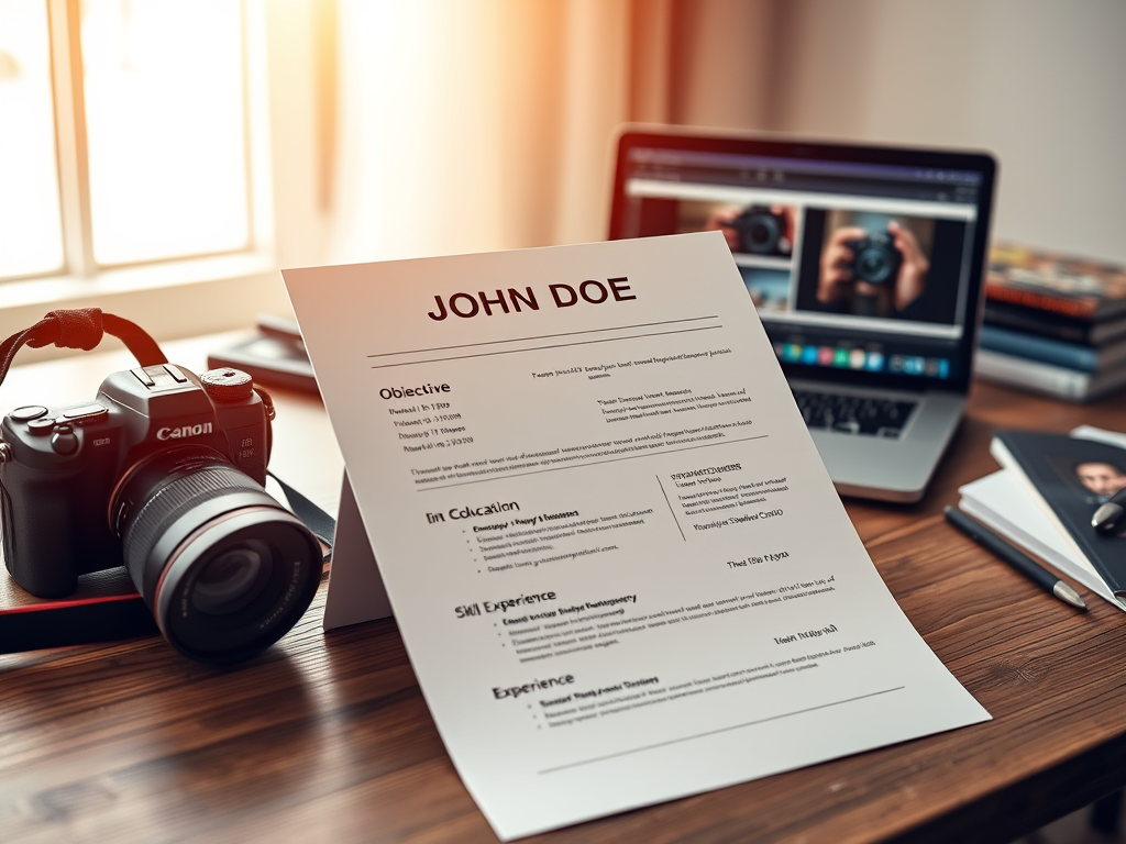 Entry Level Photographer Resume No Experience - CLR