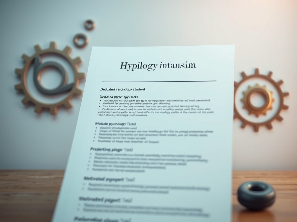 10 Psychology Internship Resume Objective Examples - CLR