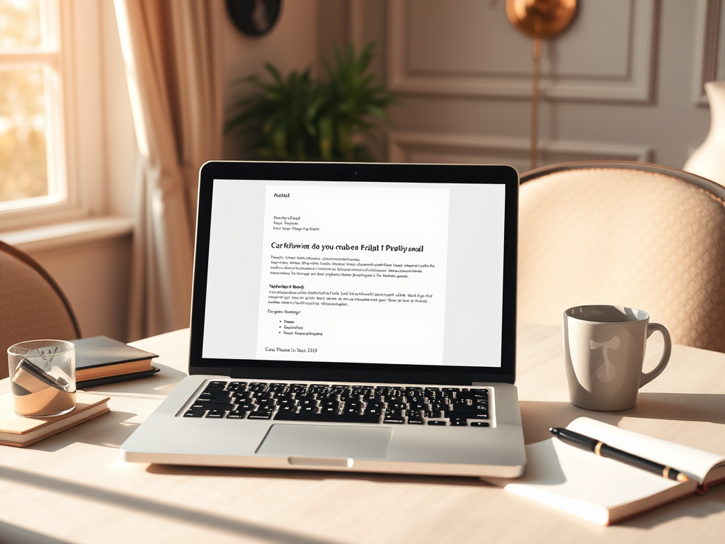 Sample Email to Inquire About Job or Hiring Status - CLR