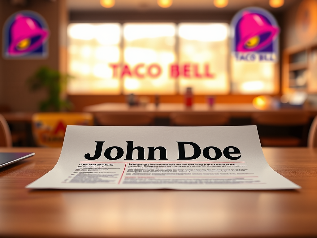 Taco Bell Team Member Resume Sample - CLR