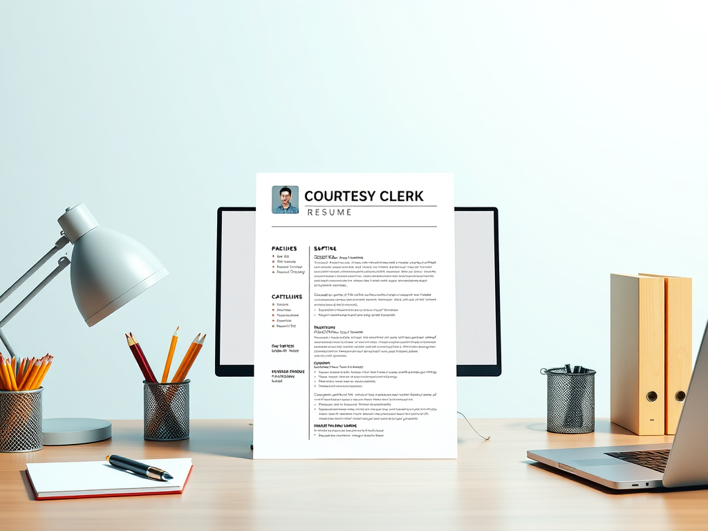 Courtesy Clerk Resume No Experience Sample - CLR