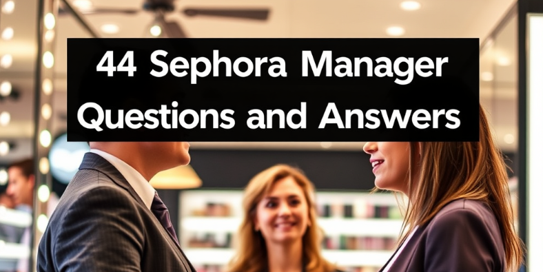 44 Sephora Manager Interview Questions and Answers - CLR
