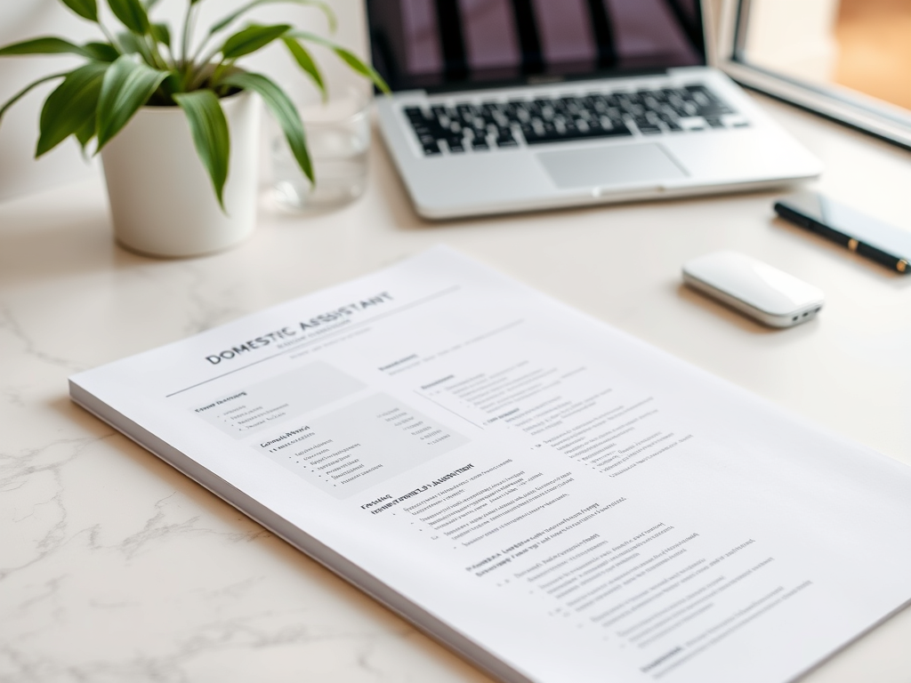 Domestic Assistant CV and Resume Sample - CLR