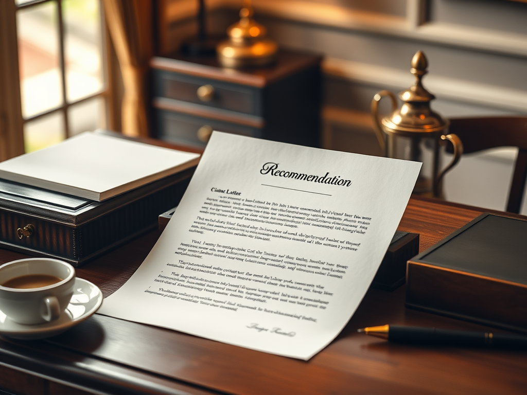 Sample Recommendation Letter for Waitress Position - CLR