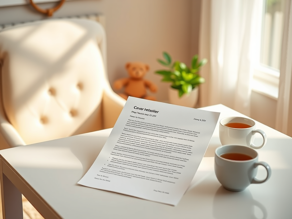 Sample Introduction Cover Letter for Nanny Job (To Family) - CLR