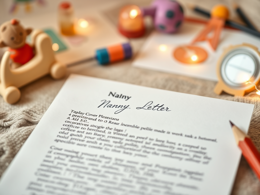 4 Nanny Cover Letter Samples (+How to Write) - CLR