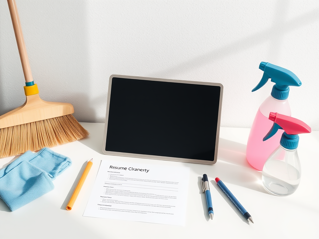 Entry Level Cleaner Resume No Experience - CLR