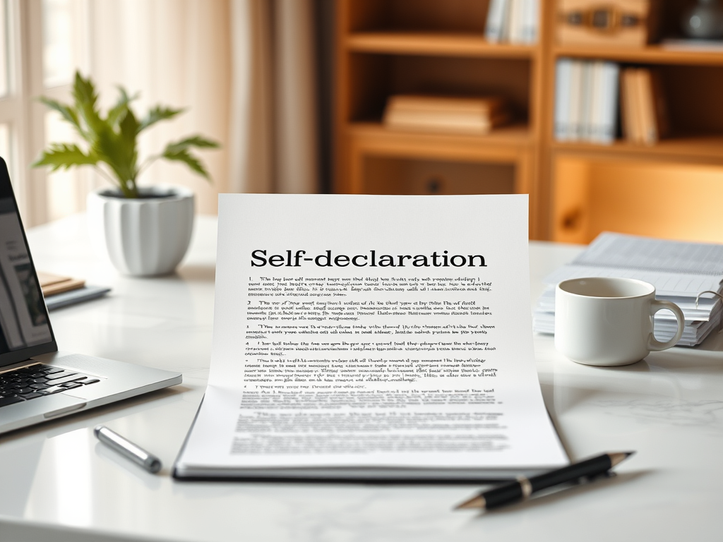 Self Declaration Letter Samples for Employment and Address Proof - CLR