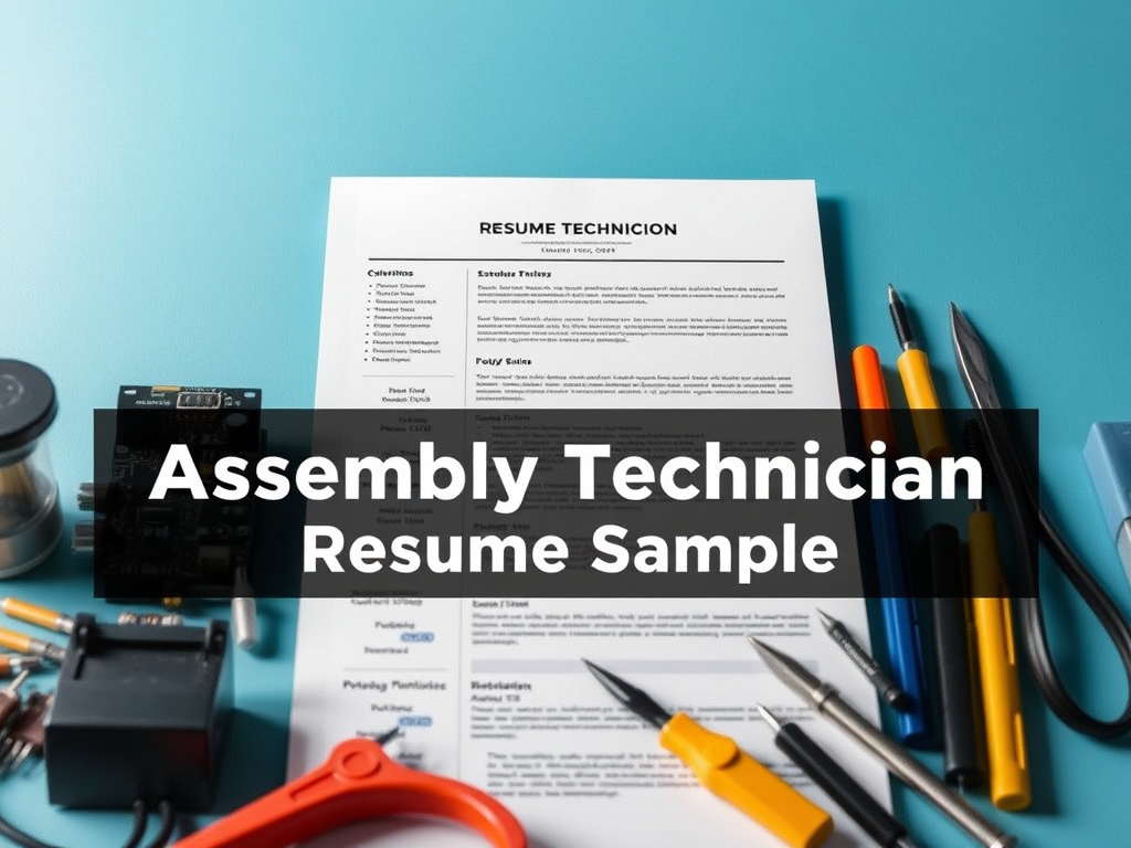 Assembly Technician Resume Sample - CLR