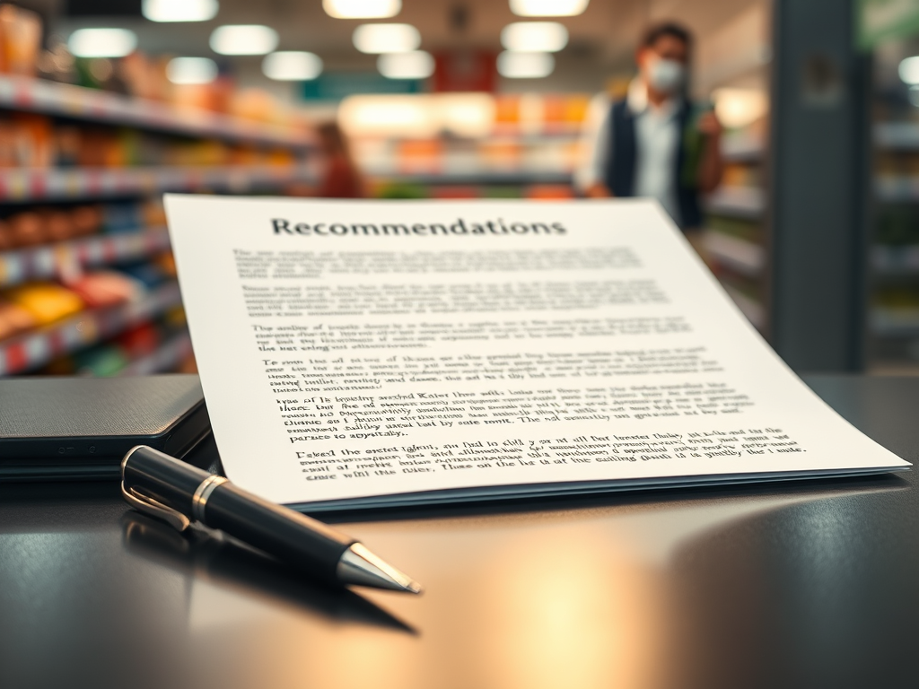 Cashier Recommendation and Reference Letter Samples - CLR