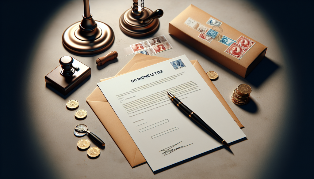 No Income Declaration Letter: Template and Sample - CLR